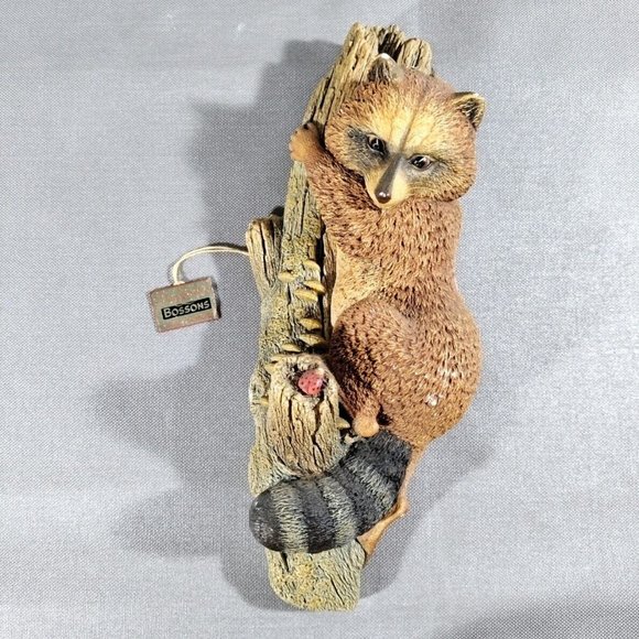 Bossons | Art | Bossons England Large Racoon With Lady Bug Chalkware ...